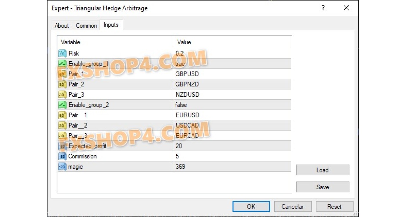 TRIANGULAR HEDGE ARBITRAGE v2.0