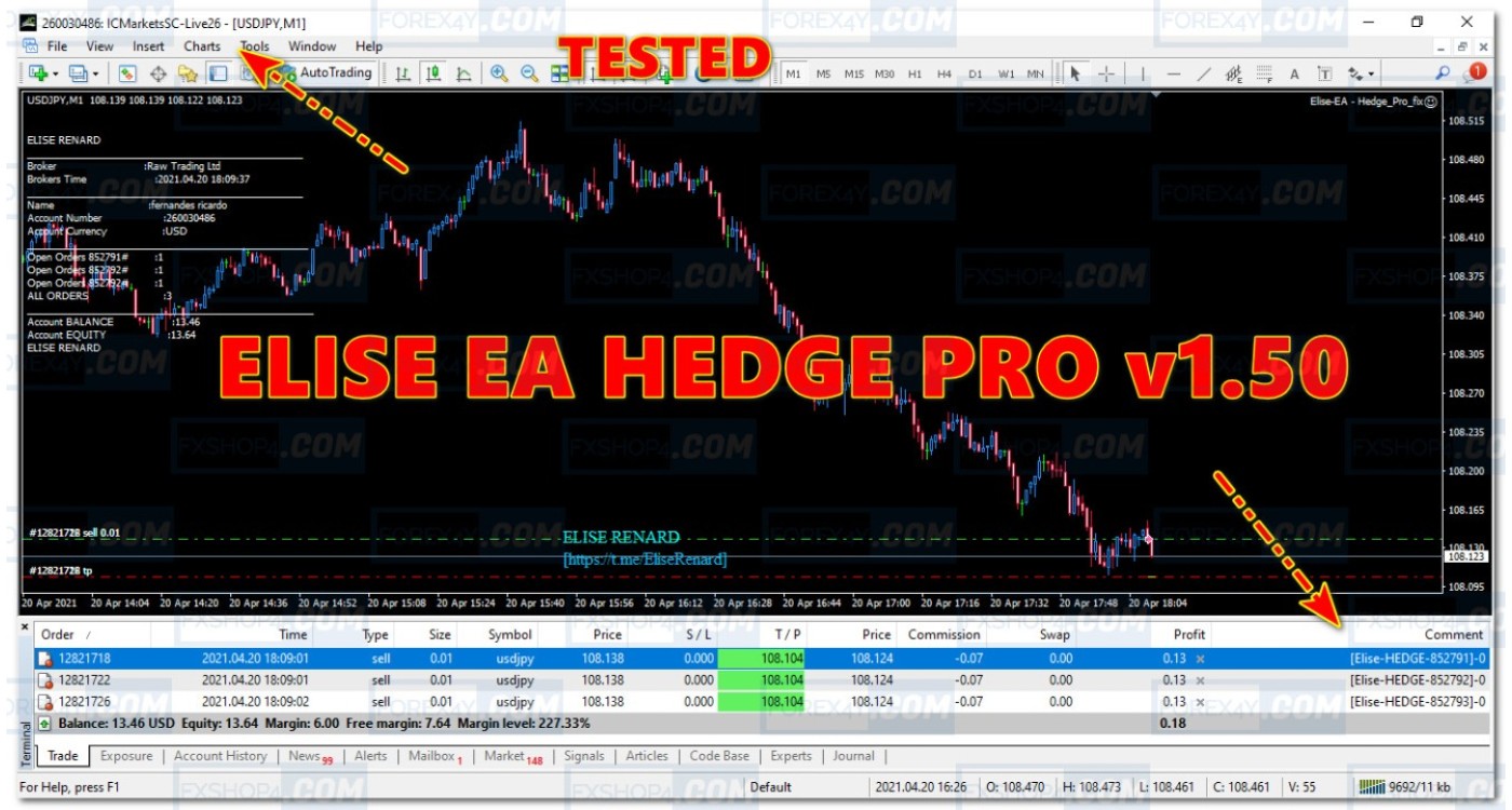 ELISE EA HEDGE PRO v1.50