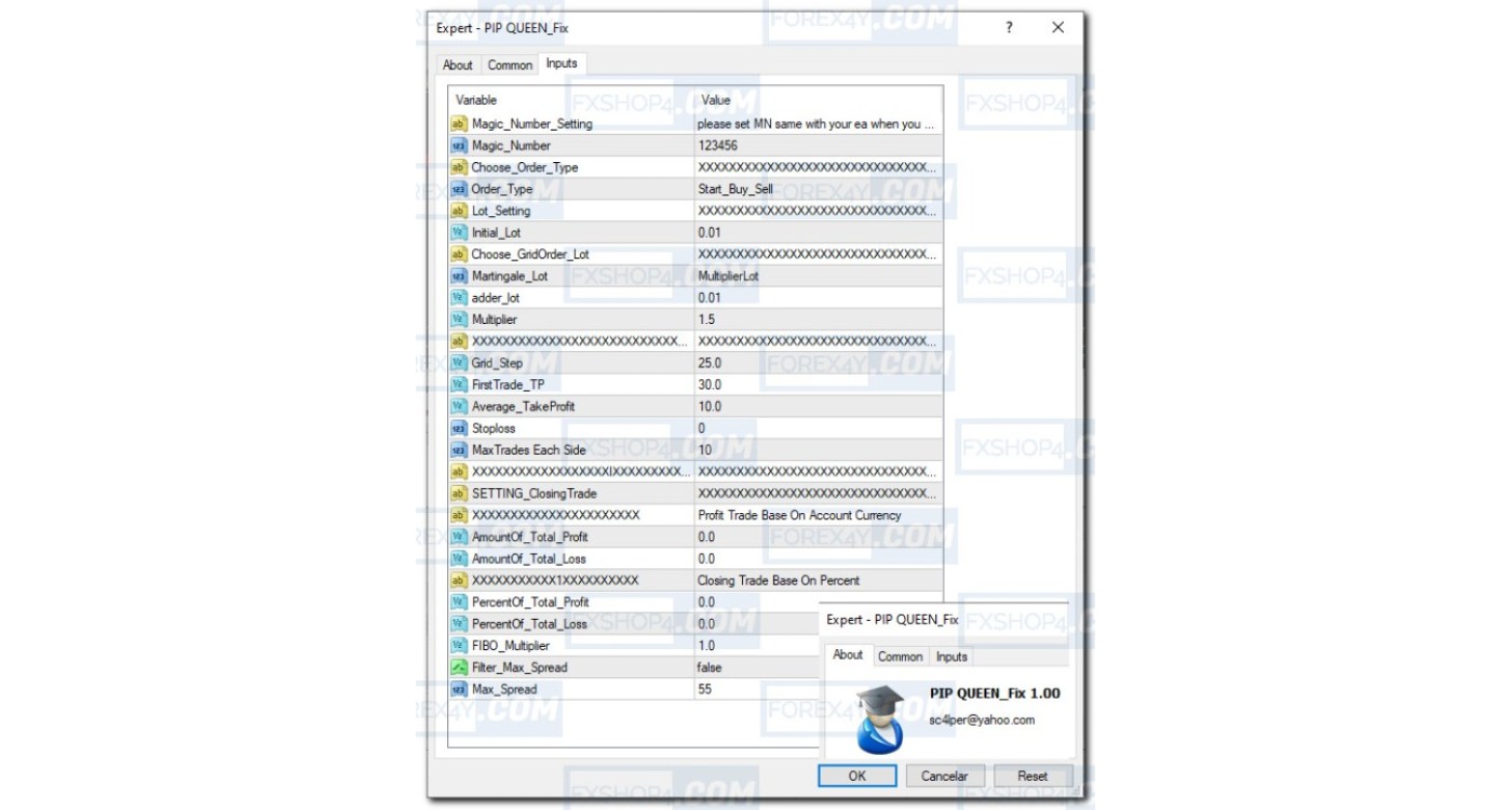 PIP QUEEN SCALPER EA V1.0