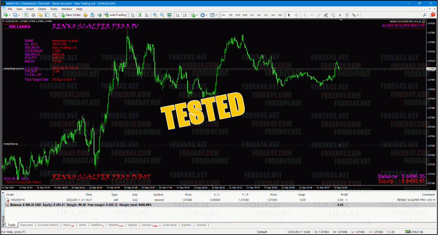 RENKO SCALPER v3.9