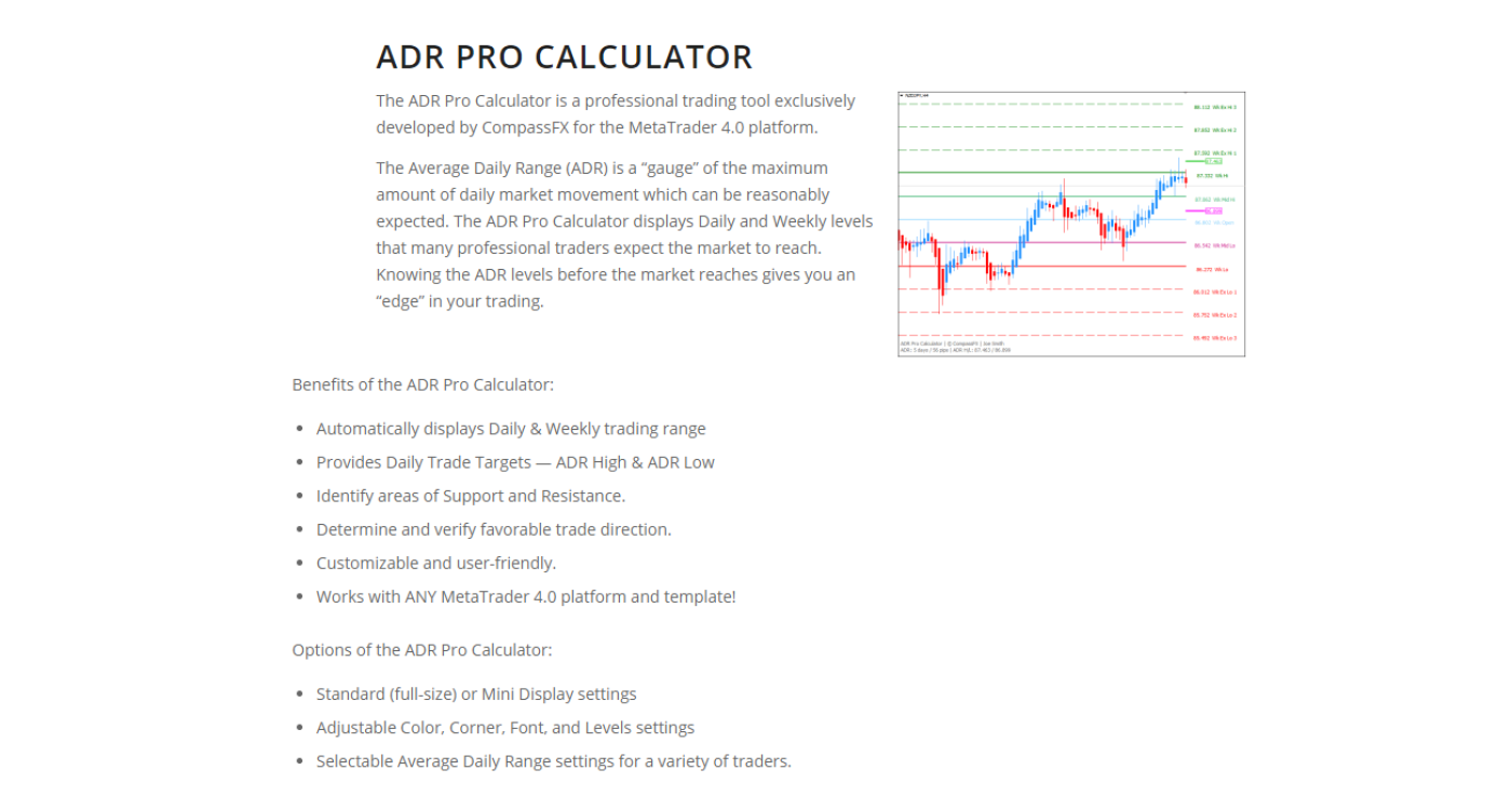 ADR PRO CALCULATOR
