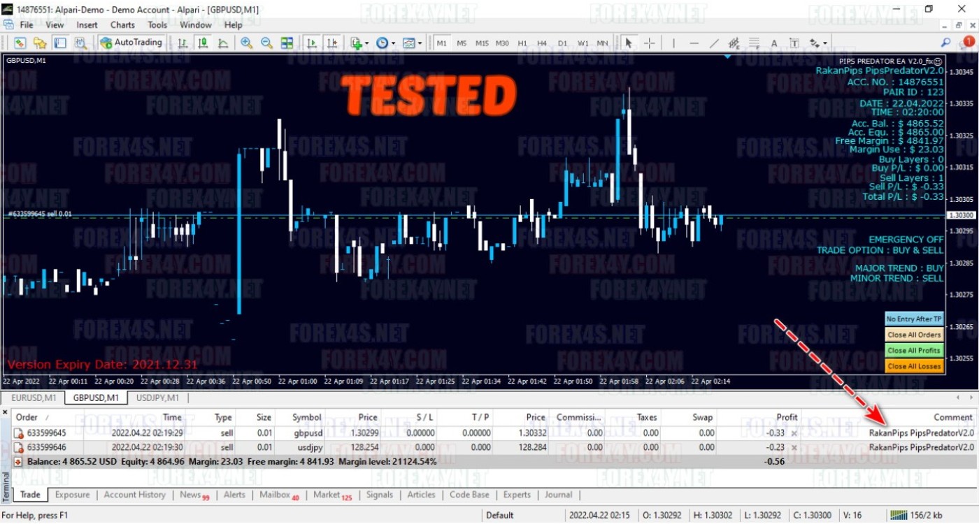 PIPS PREDATOR EA v2.0