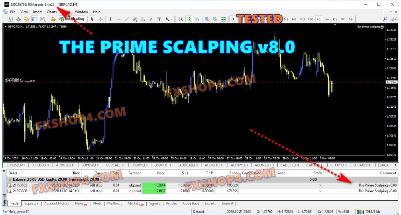 THE PRIME SCALPING EA v8.0