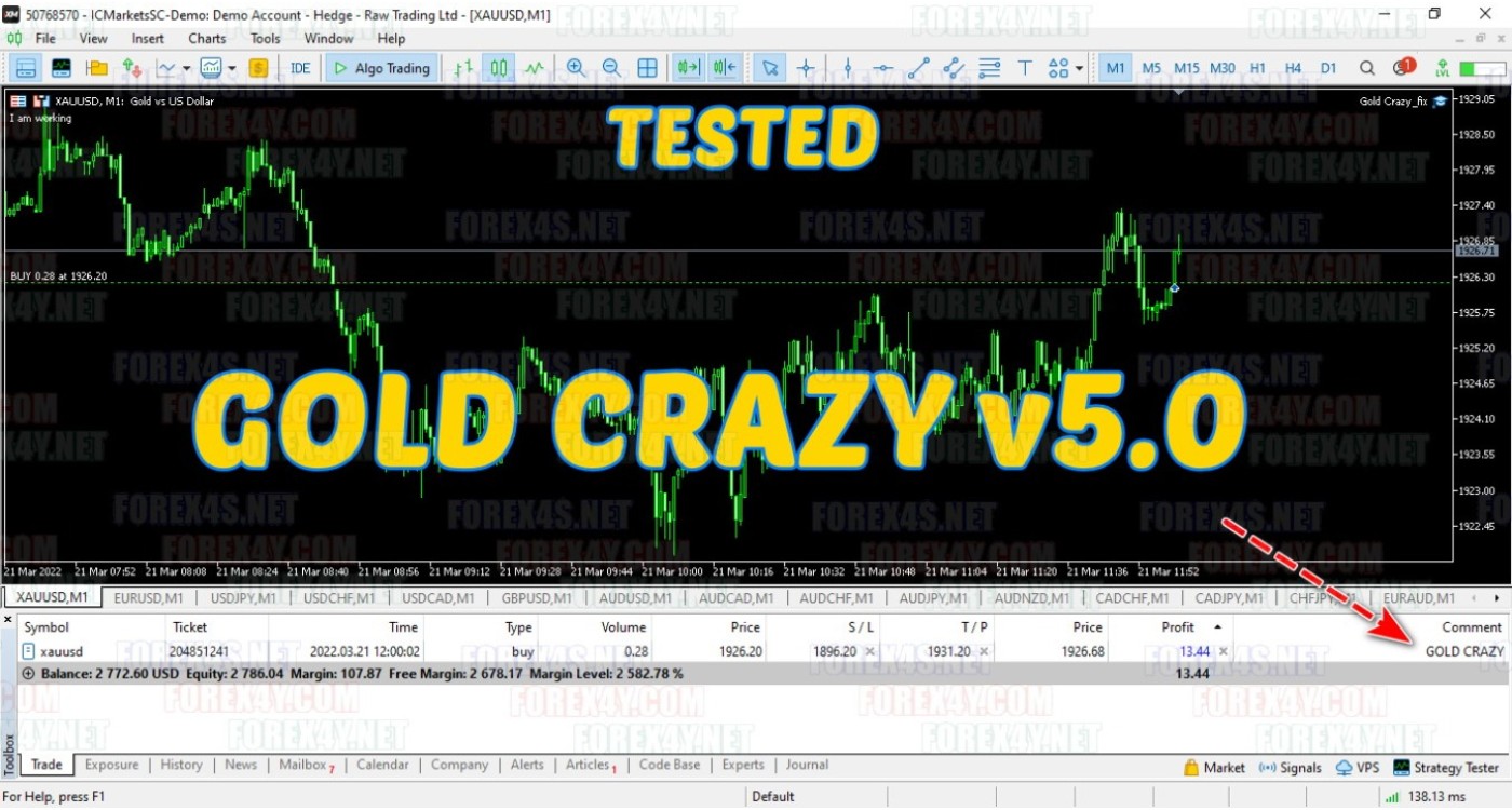GOLD CRAZY v5.0 MT5
