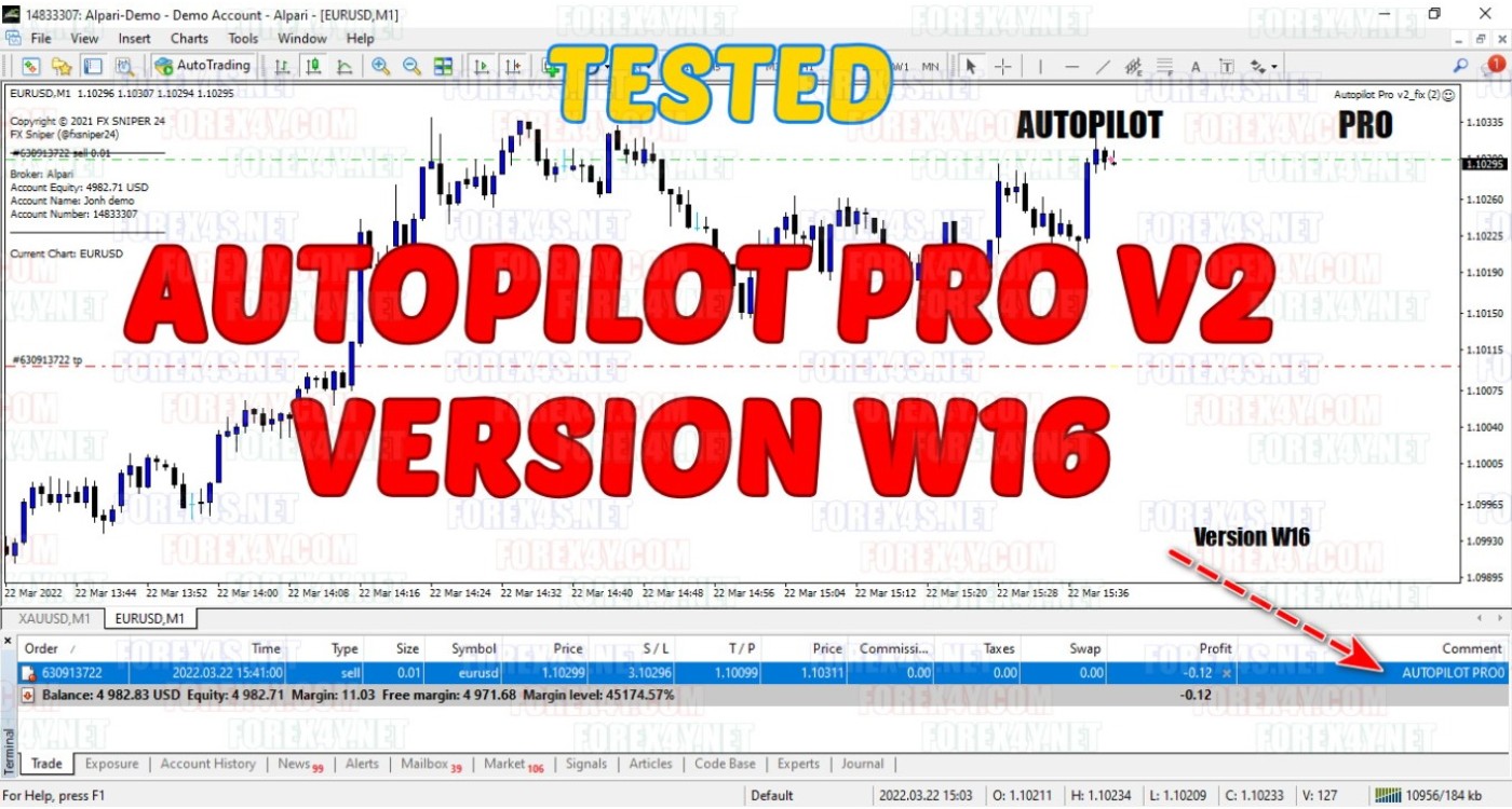 FXSNIPER24 AUTOPILOT PRO v2.0 Version W16
