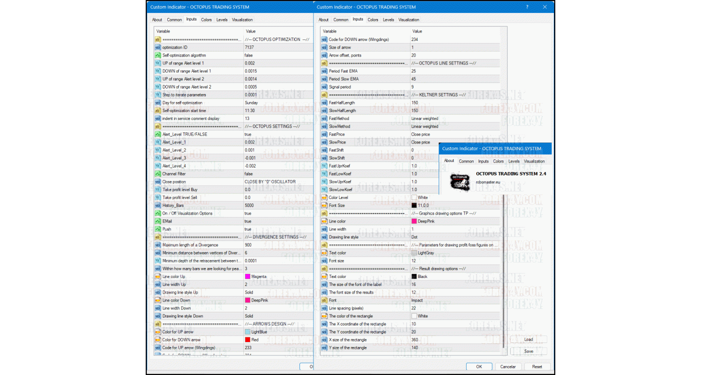 OCTOPUS TRADING SYSTEM v2.4 MT4
