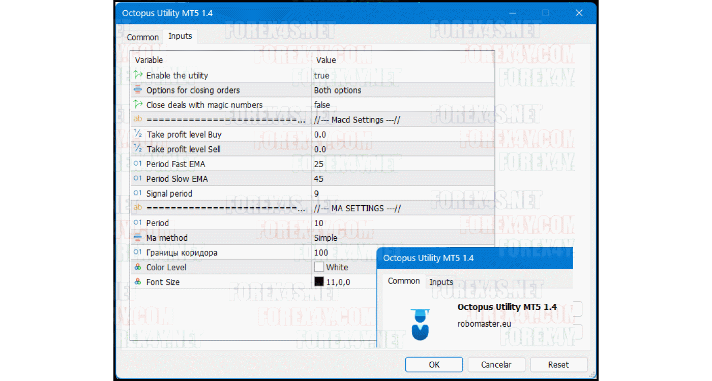 OCTOPUS TRADING SYSTEM v2.4 MT5