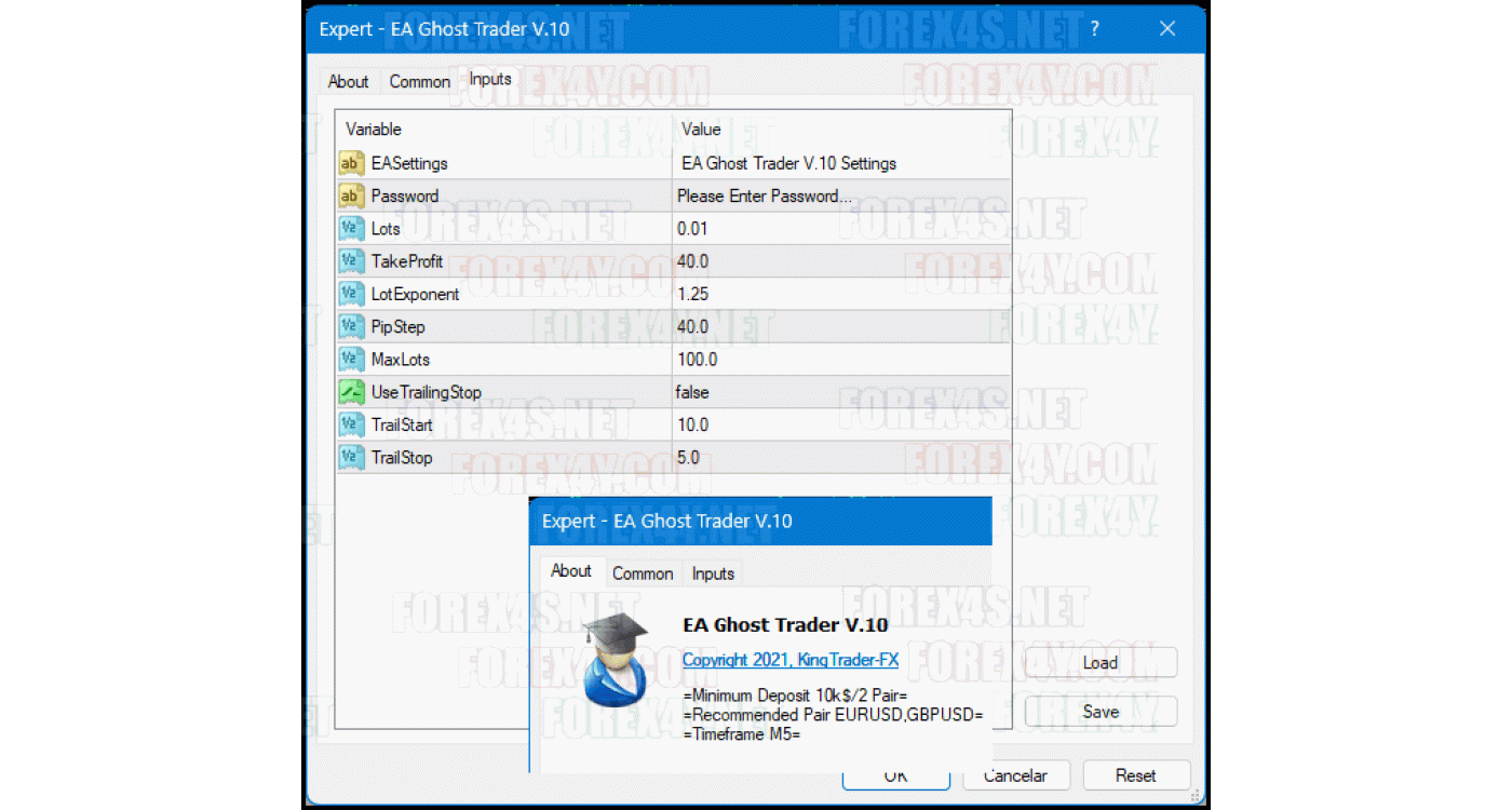 EA GHOST TRADER v10 2022