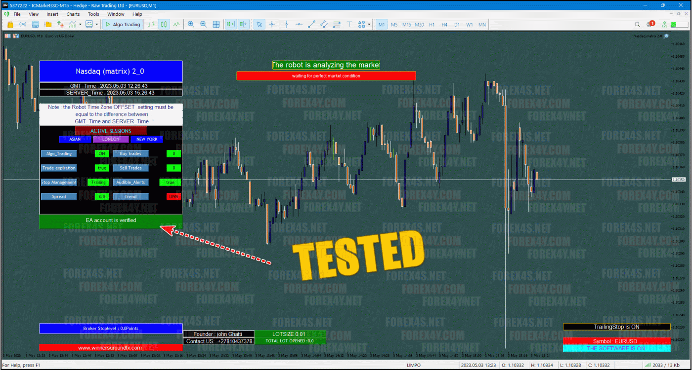 NASDAQ MATRIX 2.0 MT5