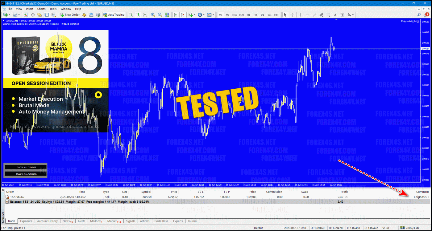 EPIGNOSIS BLACK MAMBA OS EDITION v8 MT4