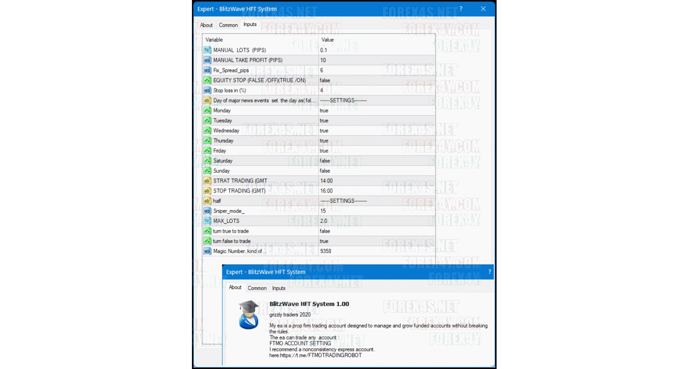 BLITZWAVE HFT SYSTEM EA v1.0