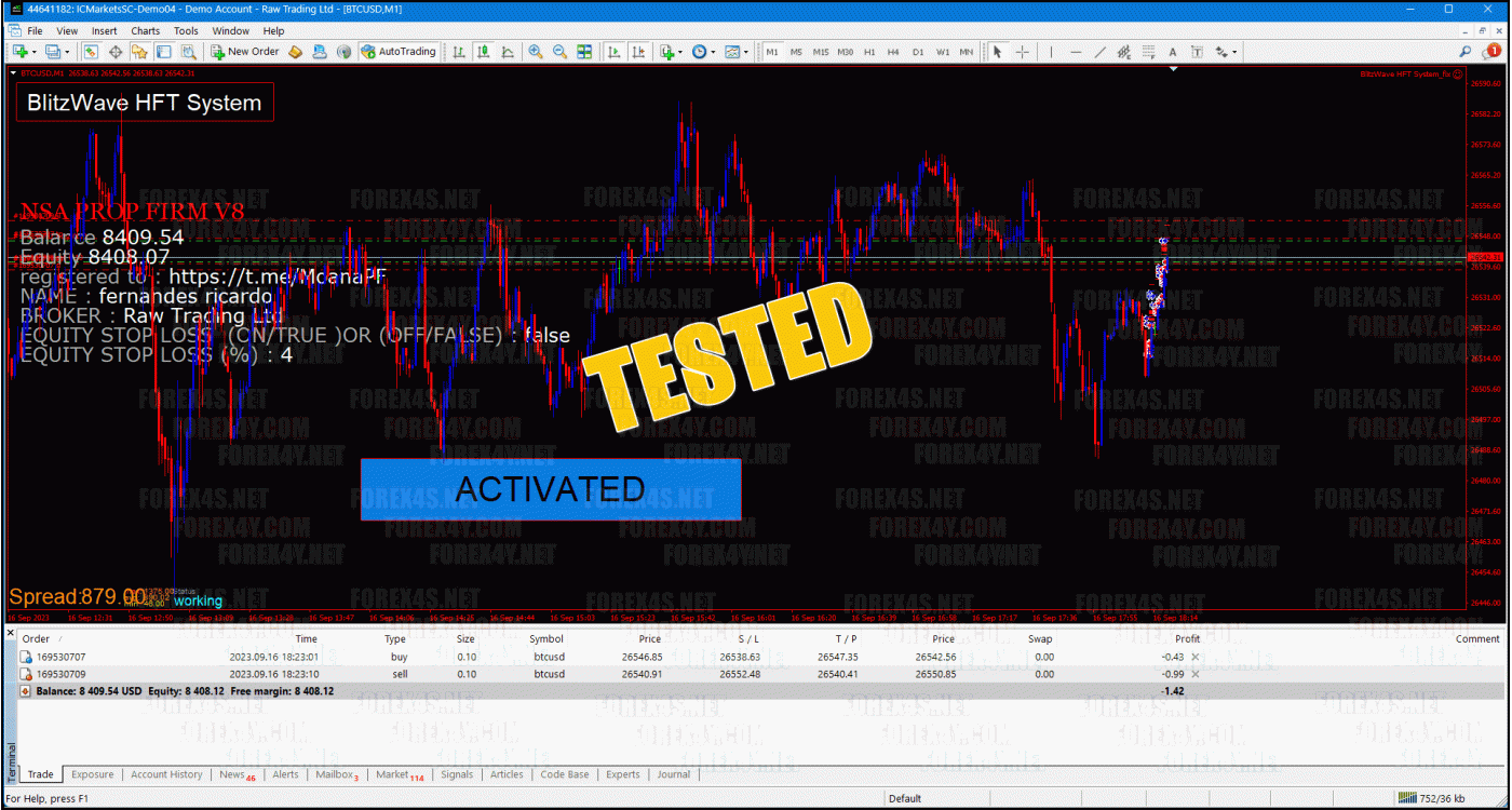 BLITZWAVE HFT SYSTEM EA v1.0