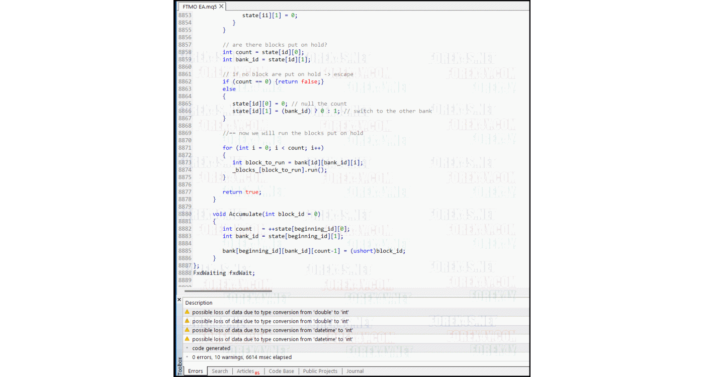 FTMO PROFITS v1.0 MT5 (Source Code MQ5)