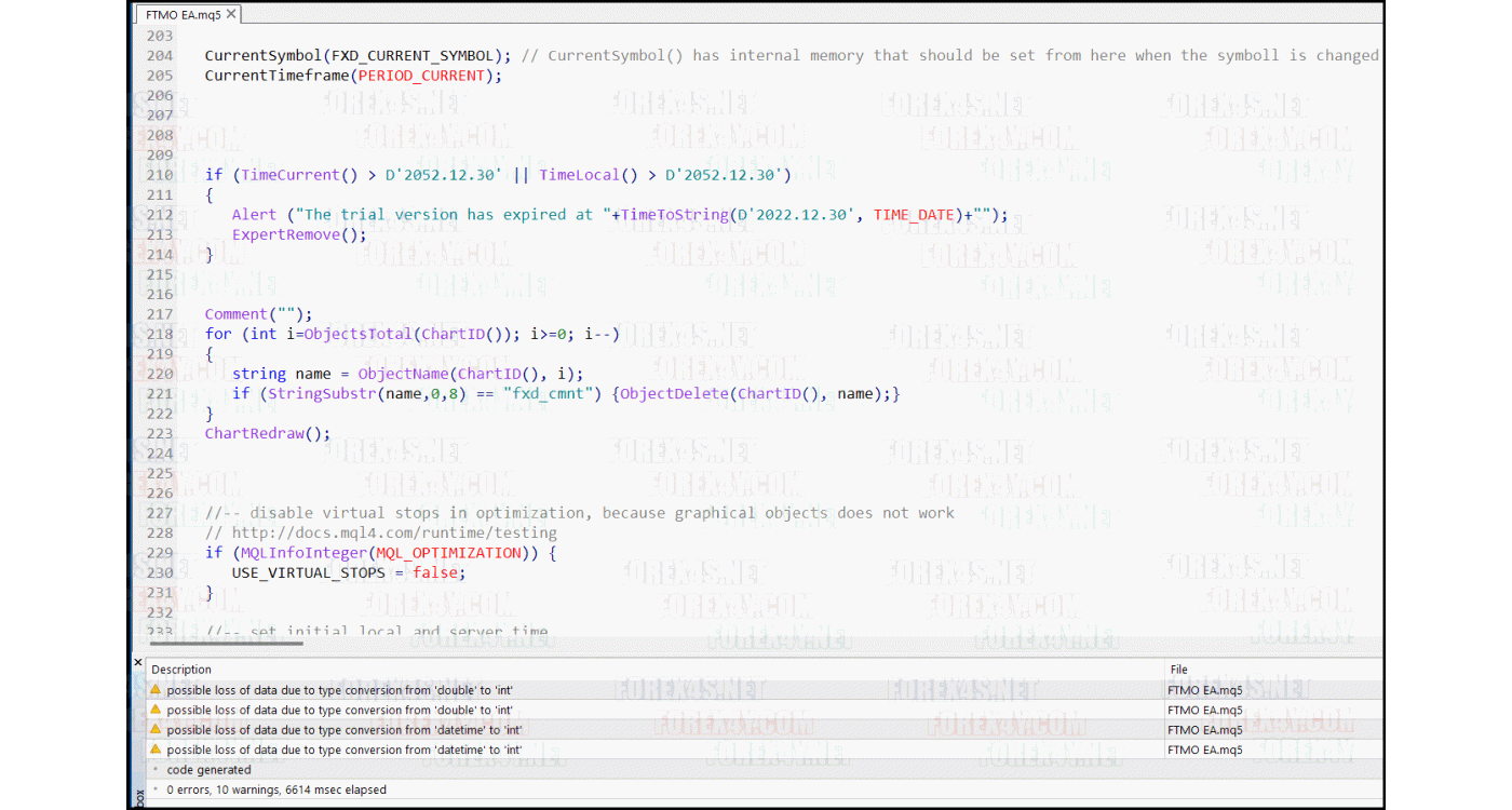 FTMO PROFITS v1.0 MT5 (Source Code MQ5)