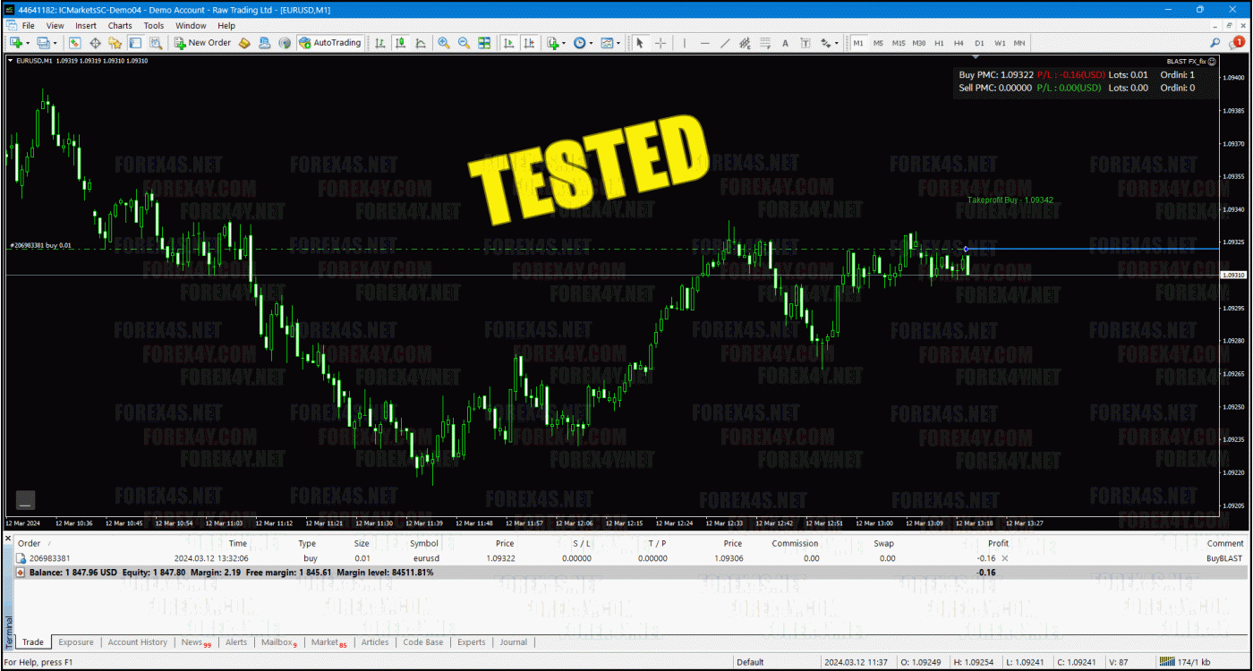 BLAST FX v1.0 (Source Code MQ4)
