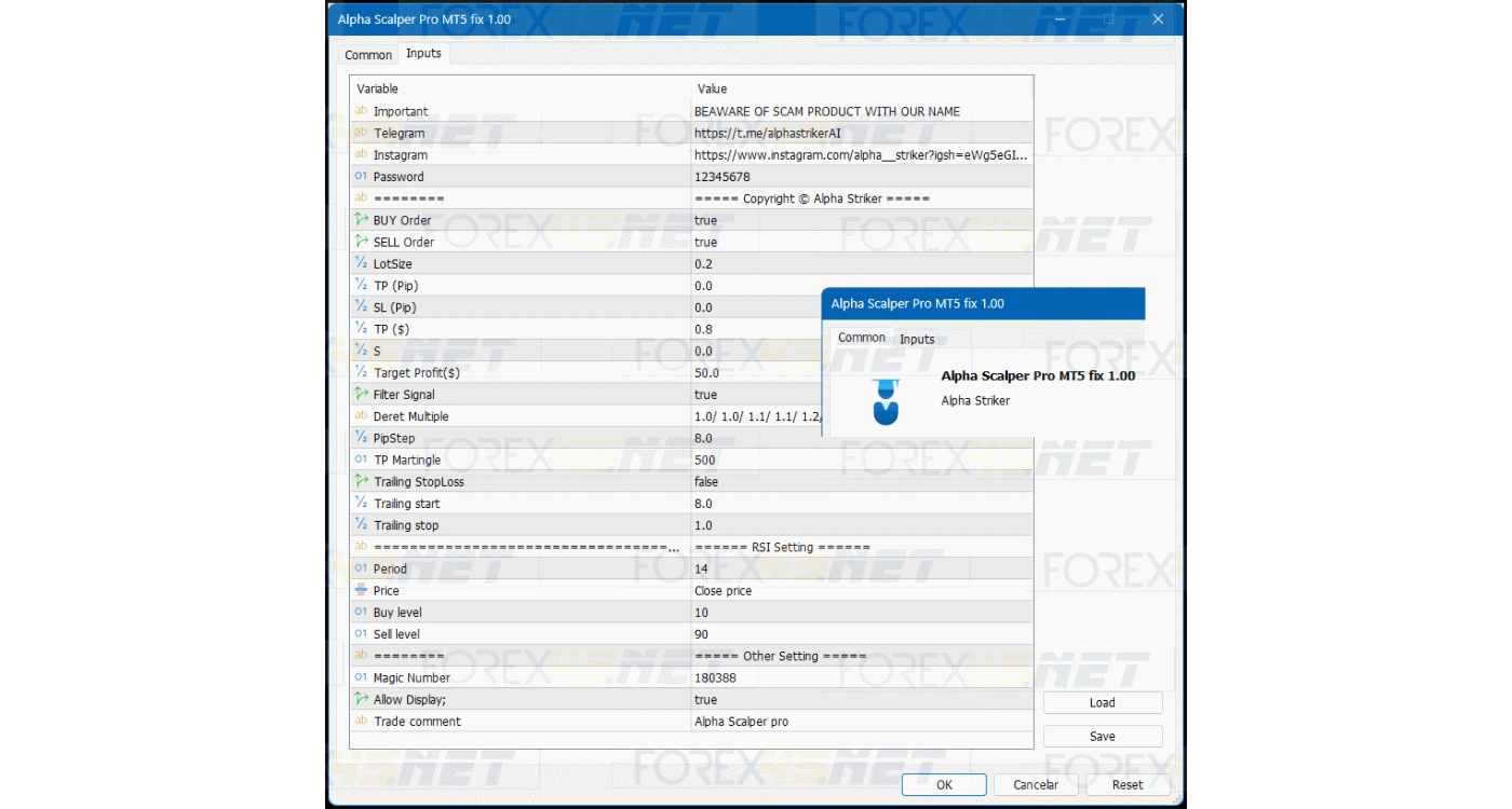 ALPHA SCALPER PRO v1.0 MT5